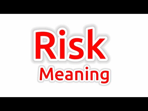 Risk Meaning | Risk Meaning In English | Meaning Of Risk | What Is The Meaning Of Risk