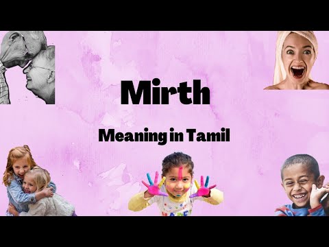 Mirth meaning in tamil | Mirth meaning in english | English Tamil Dictionary