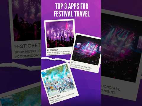 Top 3 Apps for Music Festival Travel, Never Miss A Live Event Again #travelforfun #digitalmarketing