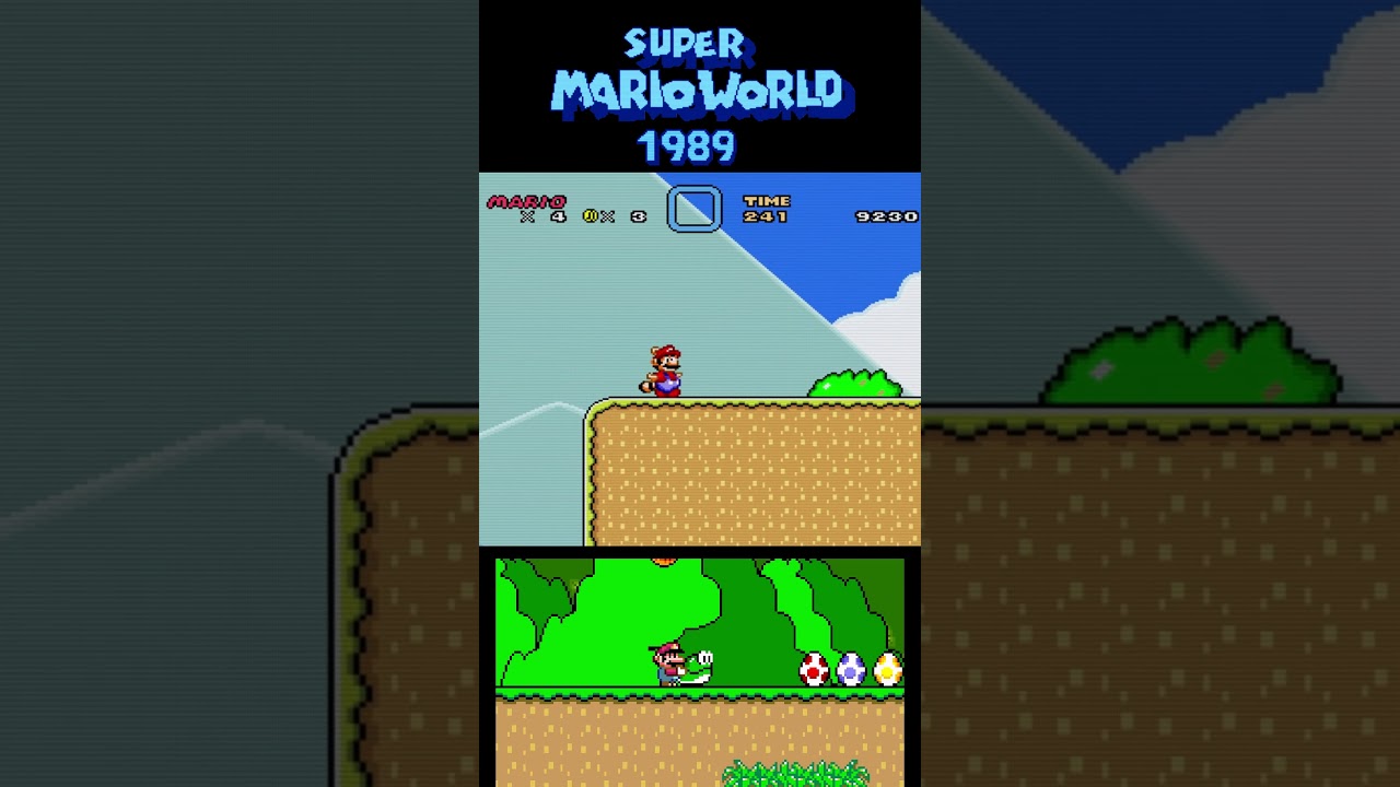 A playable prototype of the hidden 1989 Super Mario World was created & emulations of it still exist