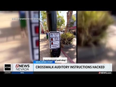 Silicon Valley crossing signals hacked to play different messages