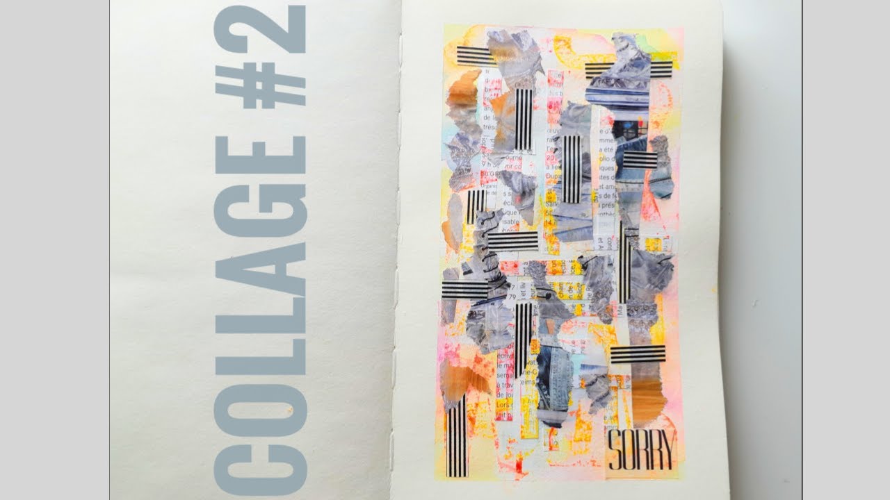 DIY PAPER COLLAGE: Word