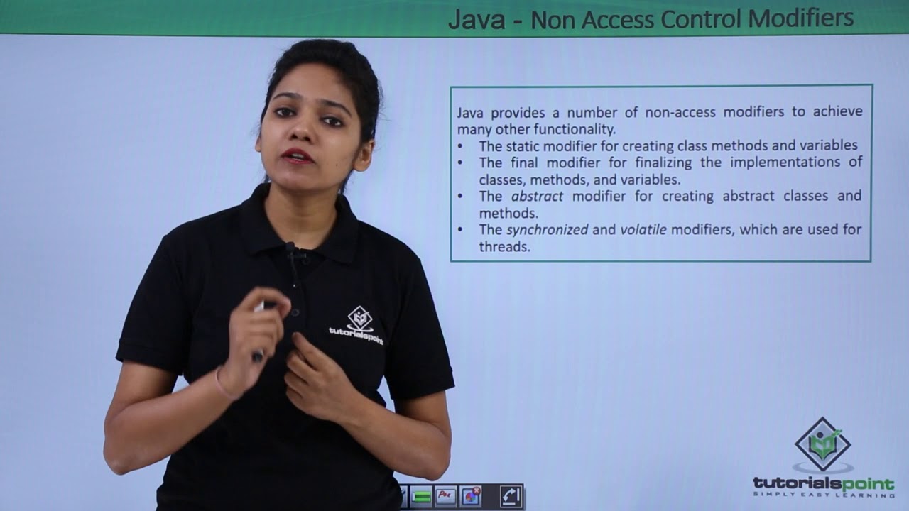 Java - Non Access Modifiers