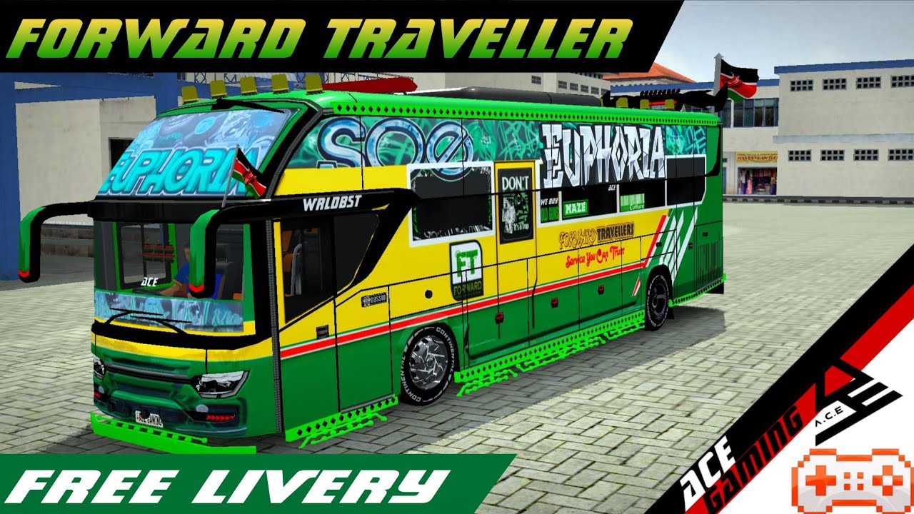 BUSSID EUPHORIA FREE LIVERY/SKIN 🔥 | Clean Nganya Vibes | Free Download | Ace Gaming