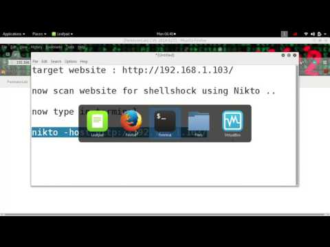 Kali Linux-Shell Shock Vulnerability Demo Tutorial by TheTouRon.in