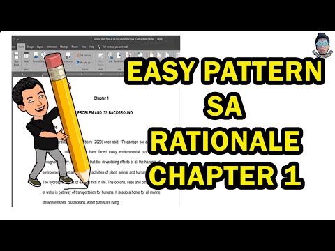 EASY PATTERN sa Rationale Introduction Chapter 1 sa Research