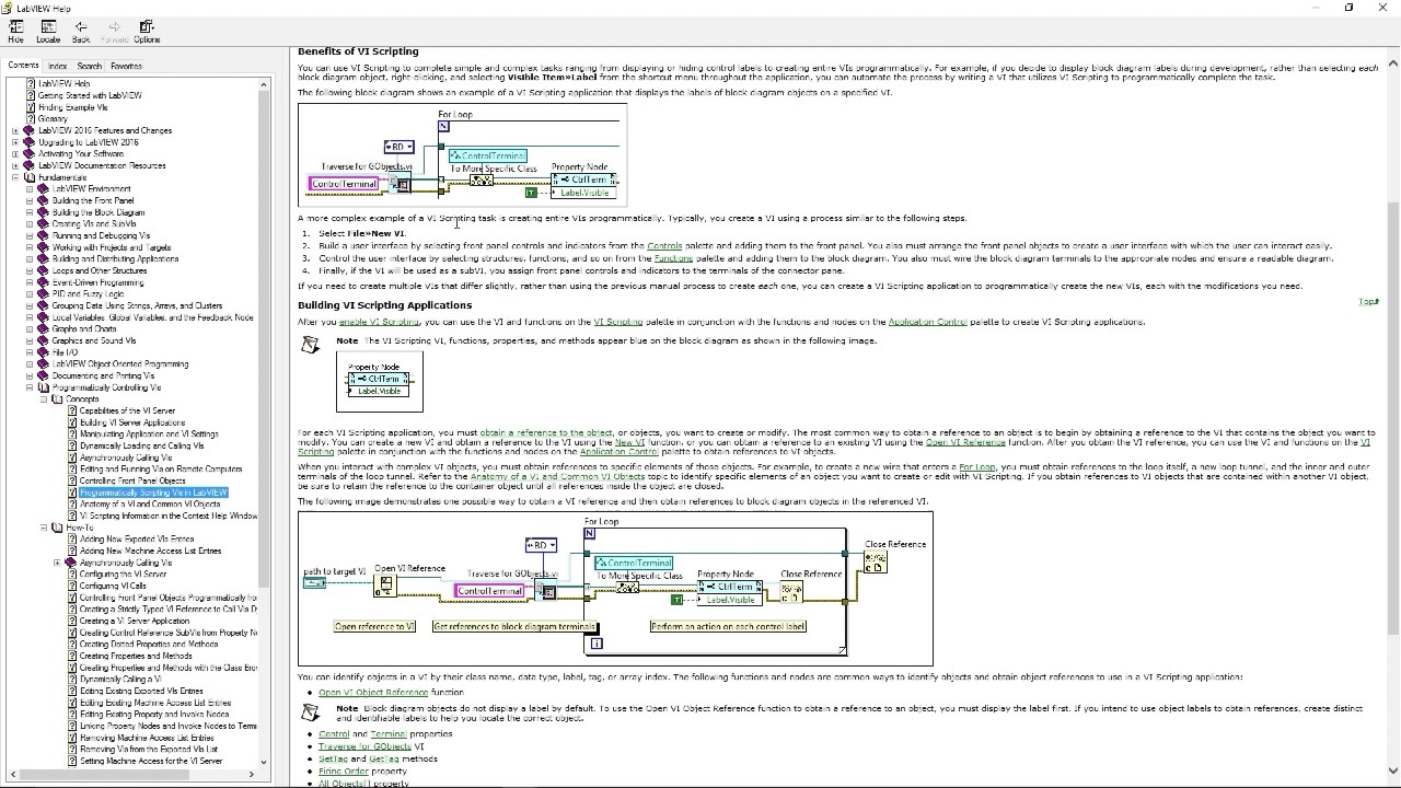 Step 2a: VI Scripting LabVIEW Help