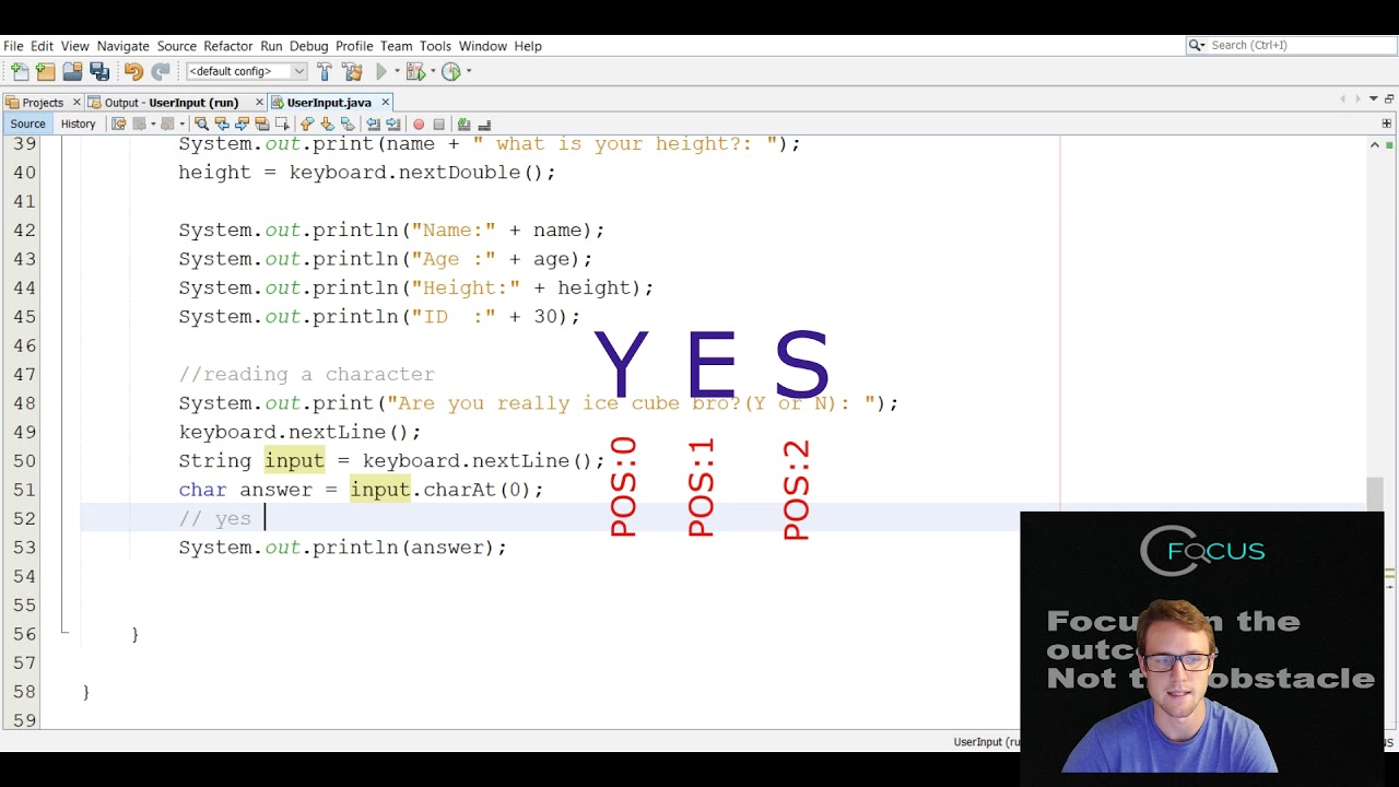How to read in input from user in JAVA 2019 - Beginner