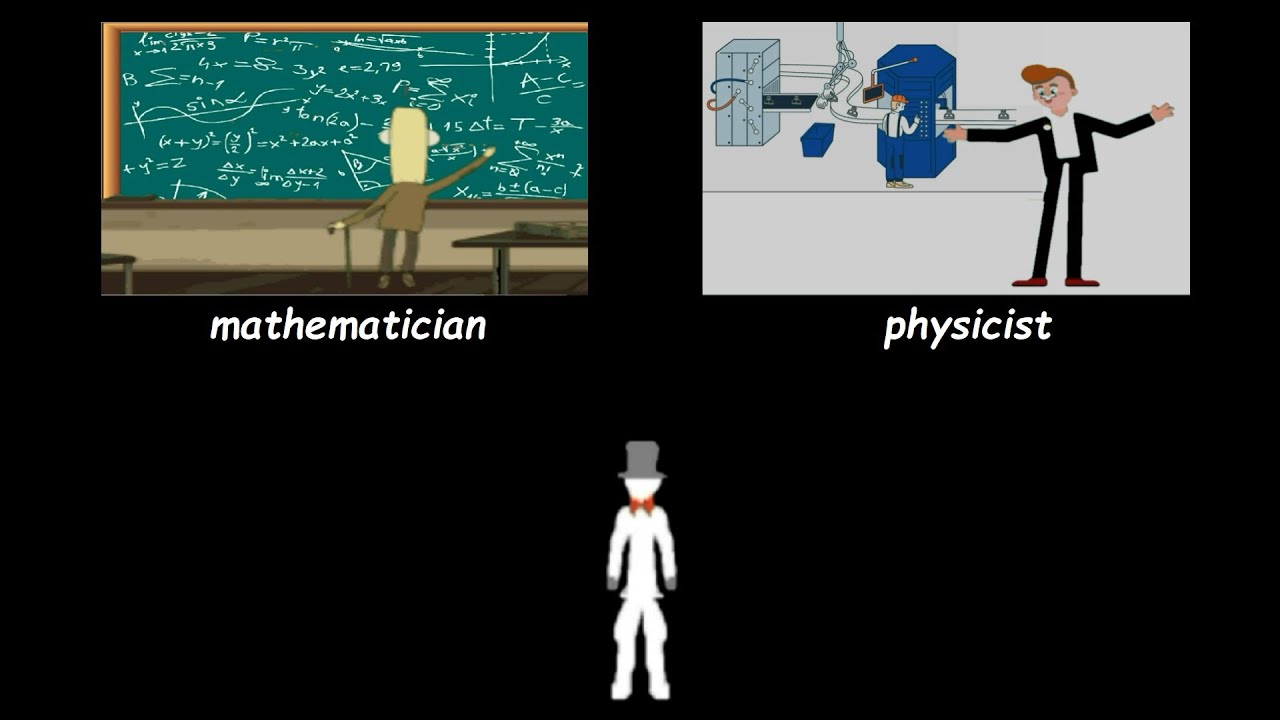 The difference between a mathematician and a physicist