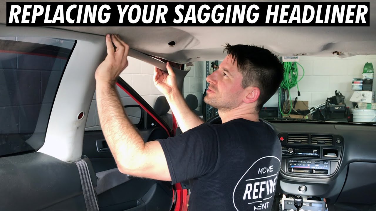 How to Replace your Sagging Civic Headliner!
