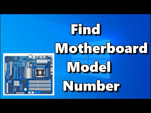 How To Find Motherboard Model Number in Windows 10