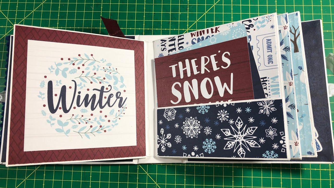 Quick Winter Mini Album Tutorial - CCC DT Project