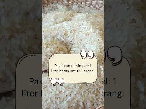 Berapa Liter Beras Untuk 30 Orang