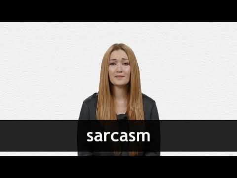 SARCASM 释义 | 柯林斯英语词典