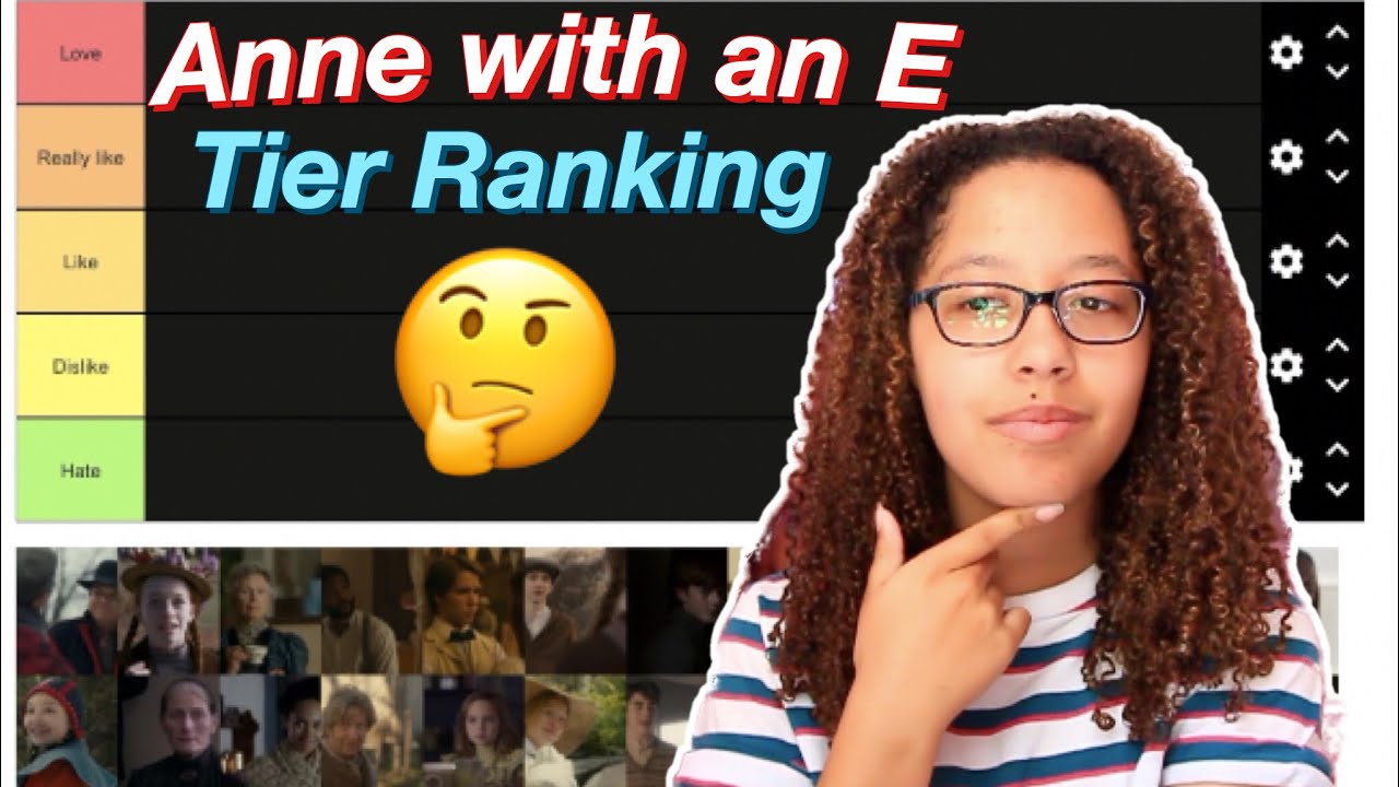 Anne with an E Characters Ranked // Tier Ranking all the characters in Anne with an E