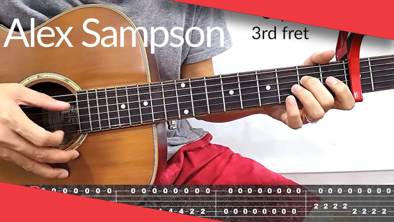 Play Pretend (Alex Sampson) Guitar Tutorial | Tab
