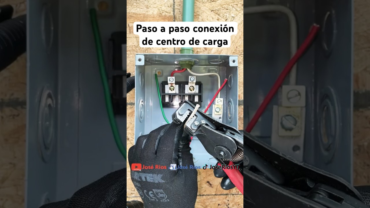 How to connect a charging station step by step #learn #electricity #joserios #fyp #thermomagnetic