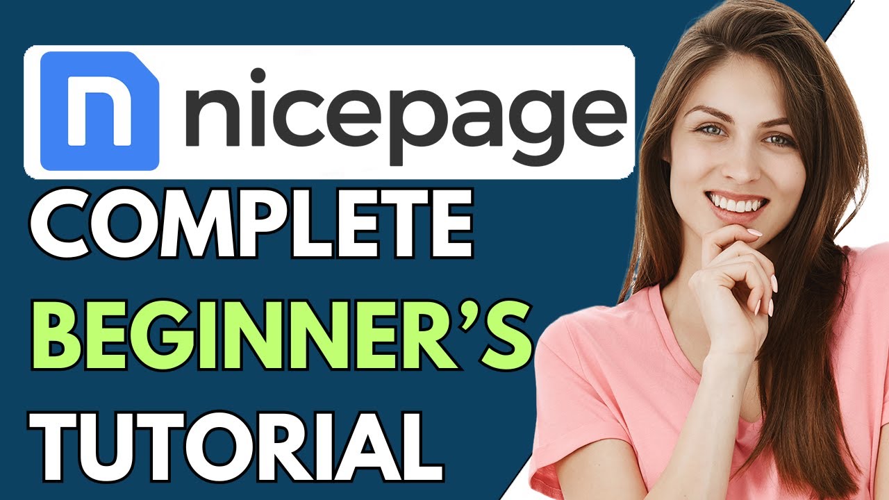 Nicepage Website Builder Tutorial 2024 | Nicepage Tutorial For Beginners (Step-By-Step Tutorial)