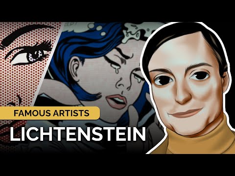 The "Comic Book" Pop Art Style of ROY LICHTENSTEIN - Artist Bio + Speedpaint