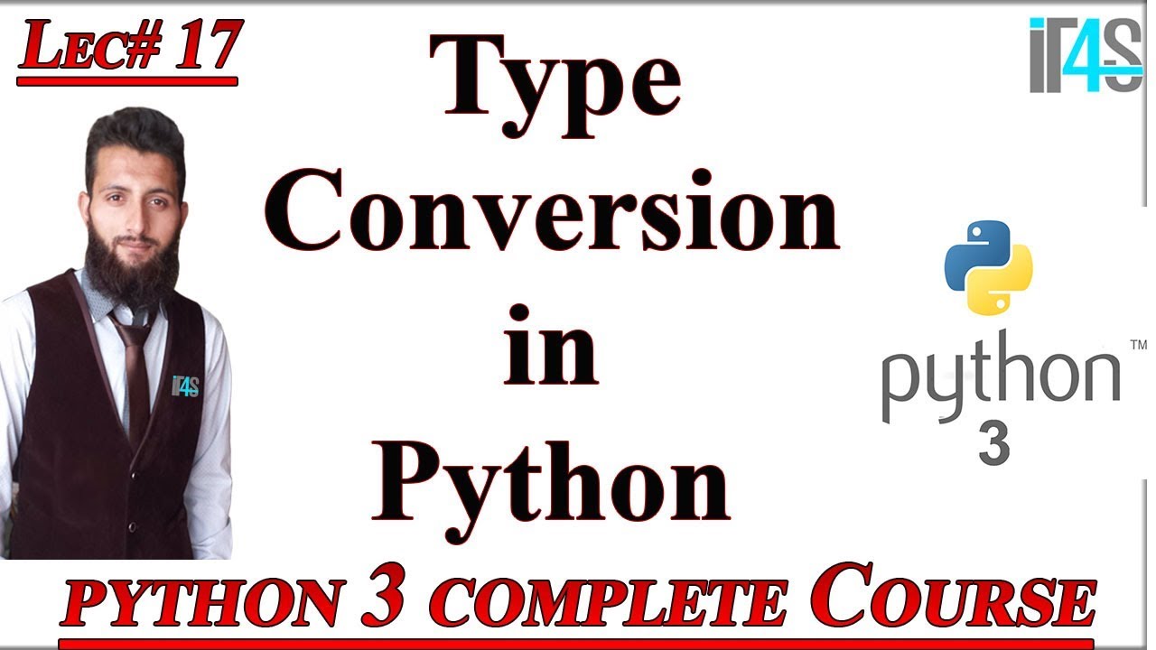 Python Tutorial in Urdu | Hindi | Data Type Conversion in Python | Type Conversion/Casting in Python