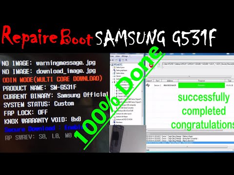 SAMSUNG G531F Dead Boot Repaire (No image: warningmessage.jpg) NO JTAG BOX NO Losing Data 100%Done