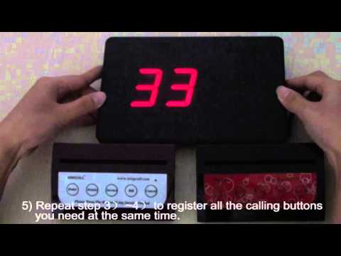 SINGCALL Wireless Call System Waiter System for Pub, SC-R10 APE750