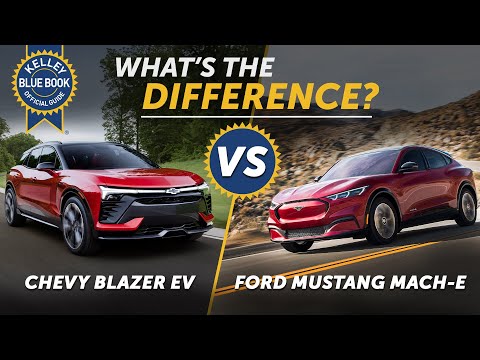 2024 Chevy Blazer EV vs 2024 Ford Mustang Mach-E - What's The Difference?