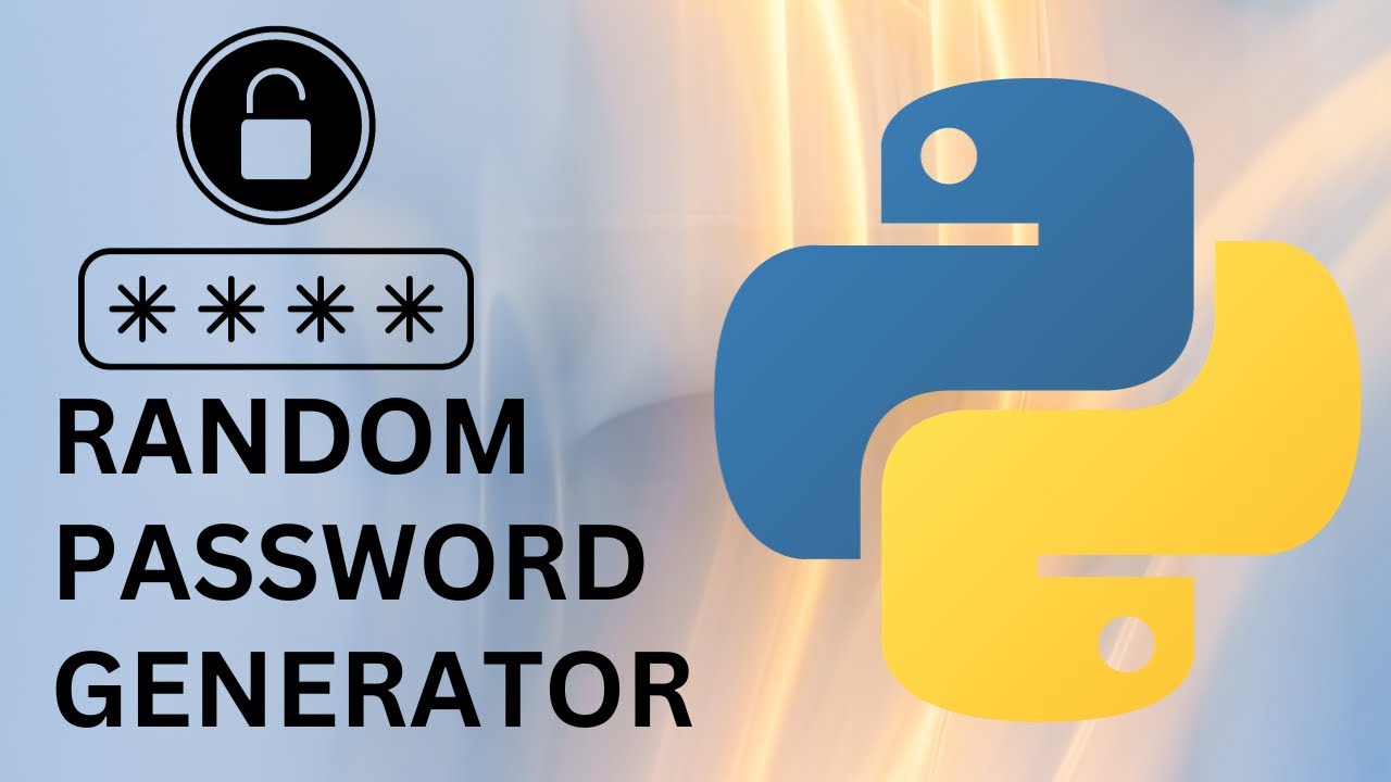 Random Password Generator | Python Project For Beginner