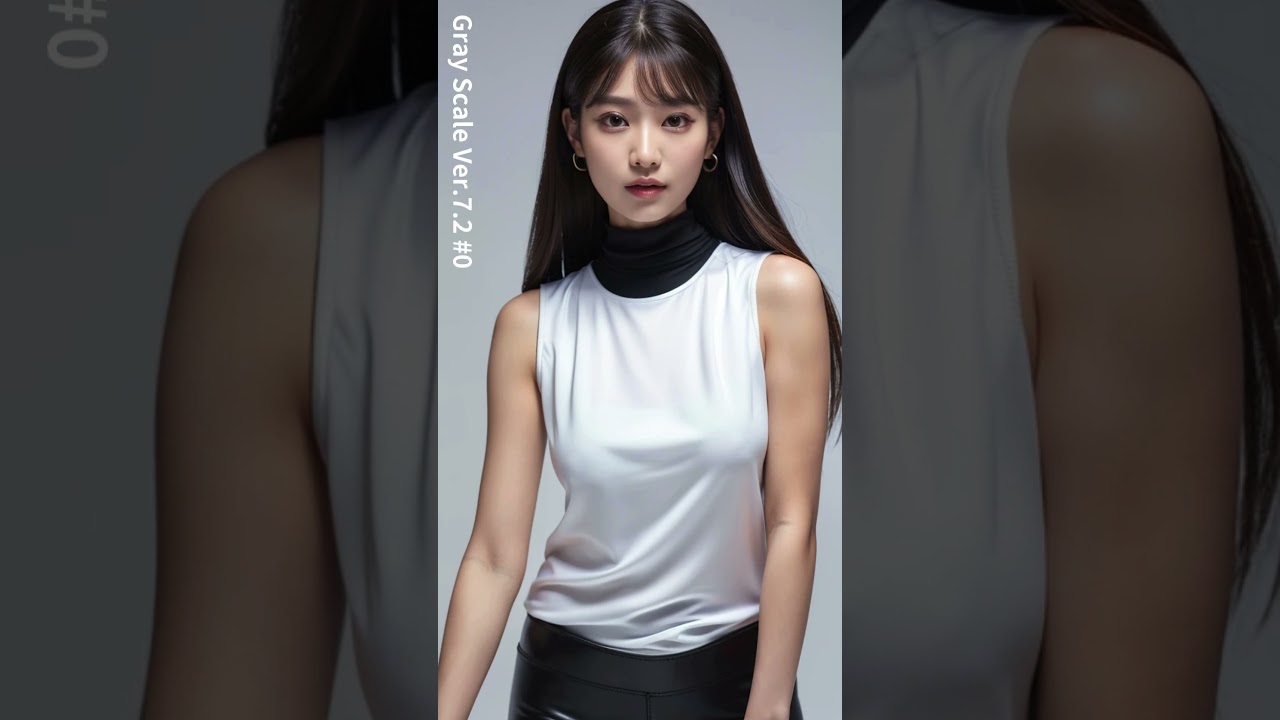 【Al ART 4K】Japanese Lookbook AI Model | Loose  Turtleneck #0 | AIGIRLS