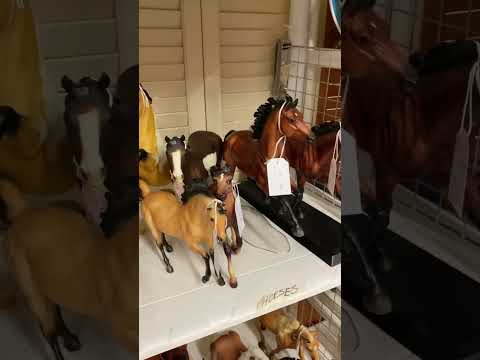 Antique Mall Vintage Toys Horses #shorts #antiques #vintage #antiqueshopping #antiqueshop #antique