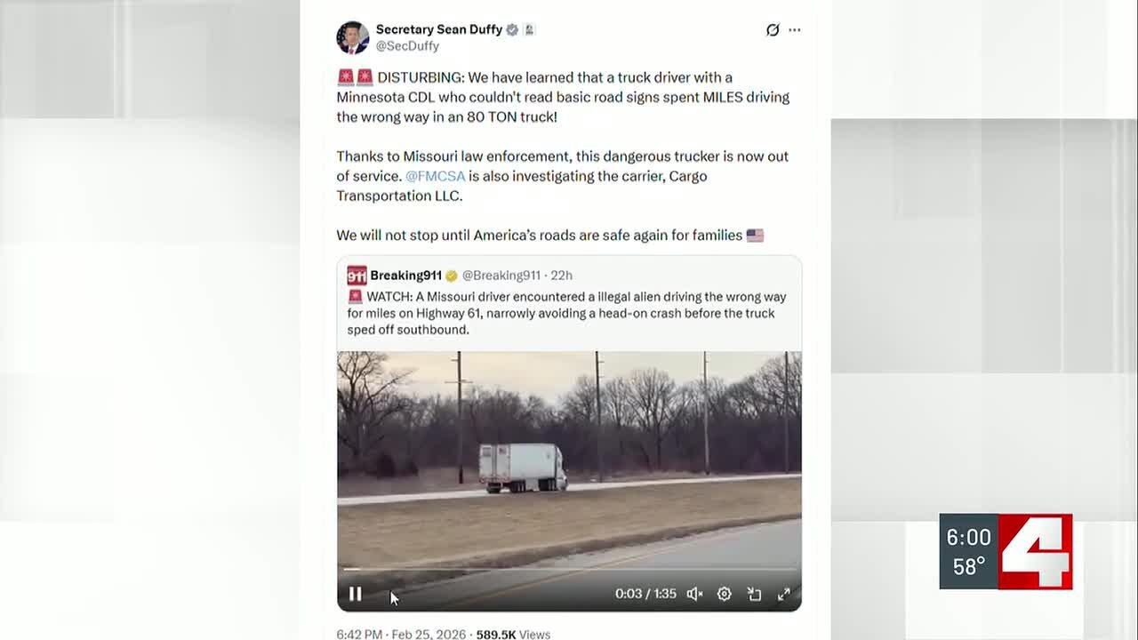 Wrong-way semi driver on Highway 61 draws national attention