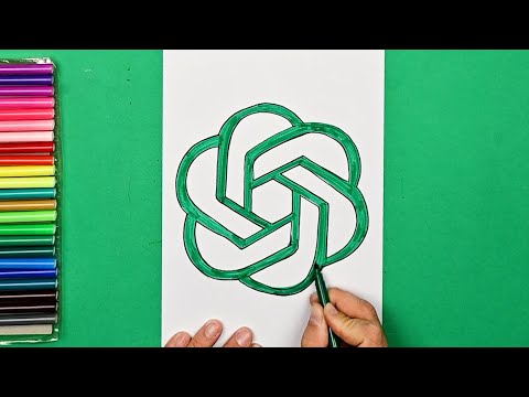 How to draw ChatGPT logo