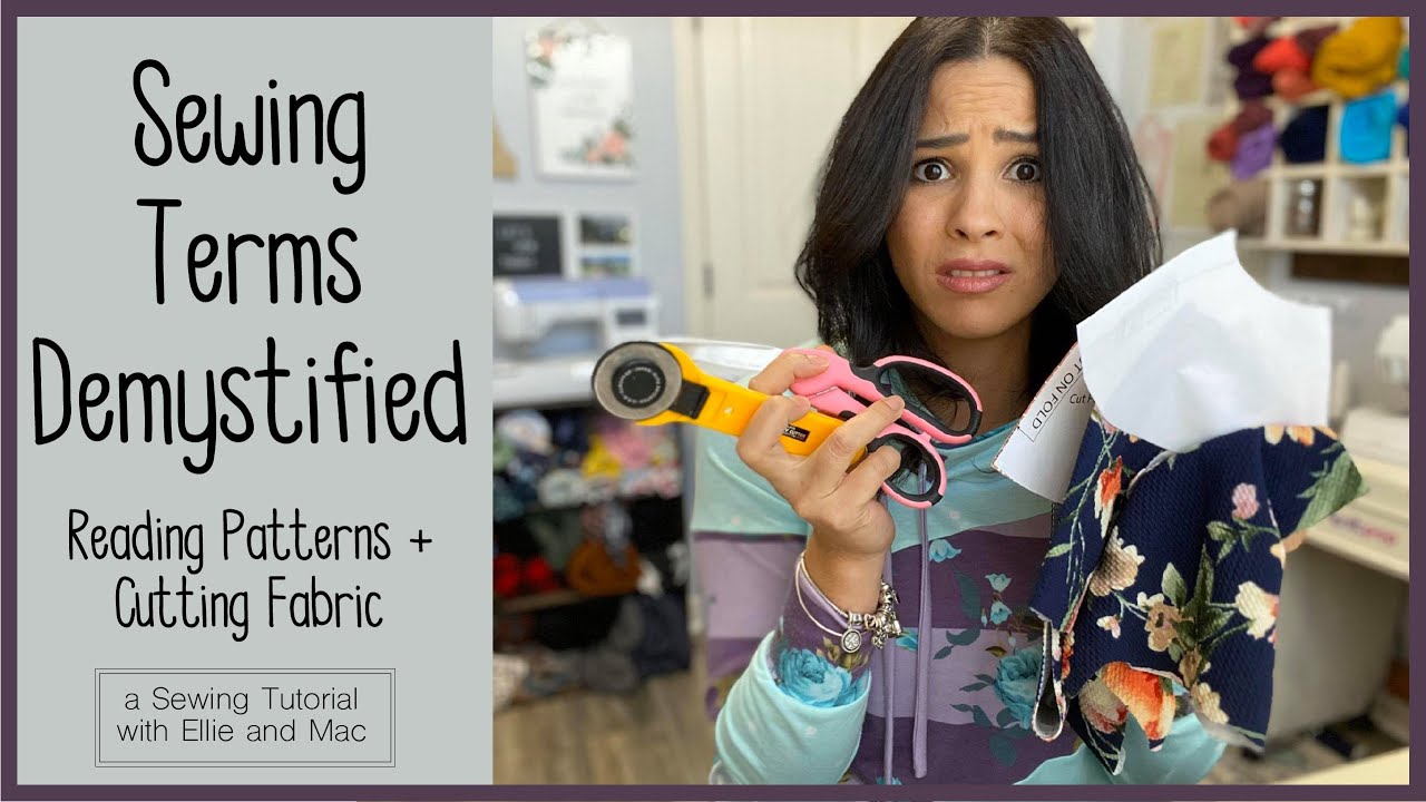 Using PDF Patterns Can Be A Little Confusing... Let's Talk Pattern Cutting Terms!!