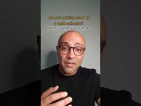 what to do when debt collectors sue you?