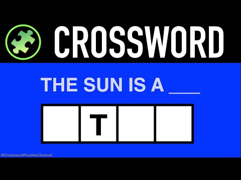 GENERAL KNOWLEDGE QUIZ #4 (29 Trivia Questions and Answers Pub Quiz) || Crossword Puzzles Game