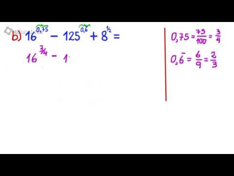 Educatina - Potencias de exponente racional