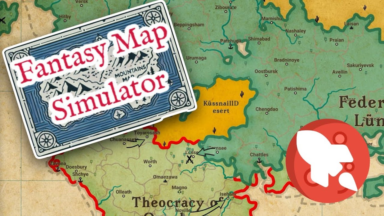 Fantasy Map Simulator - I Control the World!