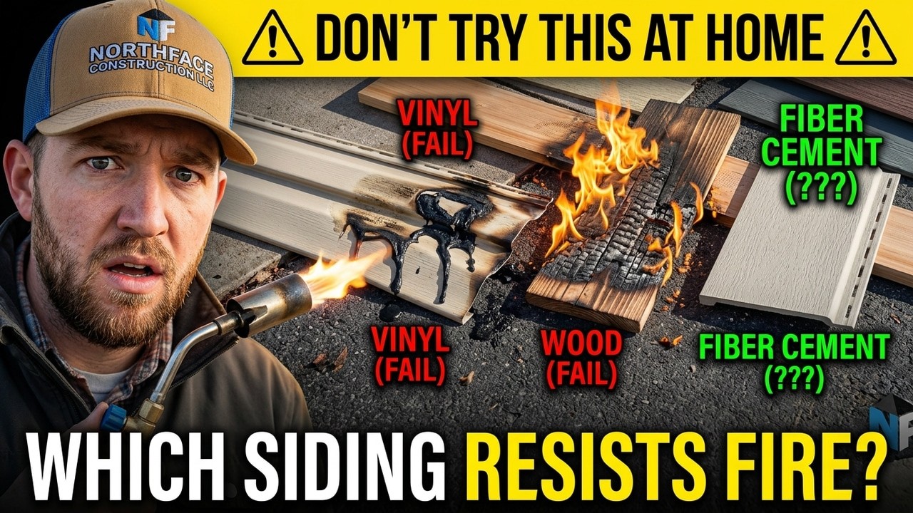 Which siding resists fire the best?