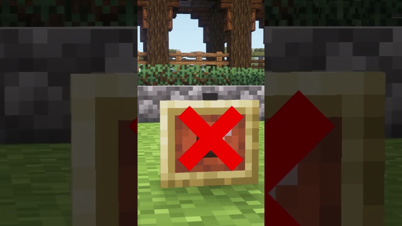 Minecraft Invisible Item Frame Trick 🤯 #minecraft #tricks #hacks #info #informations #minecraftguide