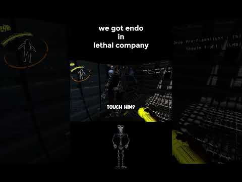 we got endo from fnaf in lethal company #gaming #funny #lethalcompany #lethalcompanygame