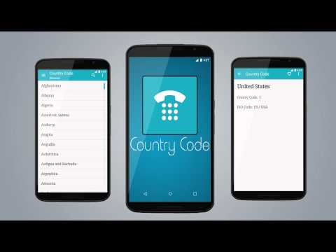 Country codes and ISO codes in your pocket
