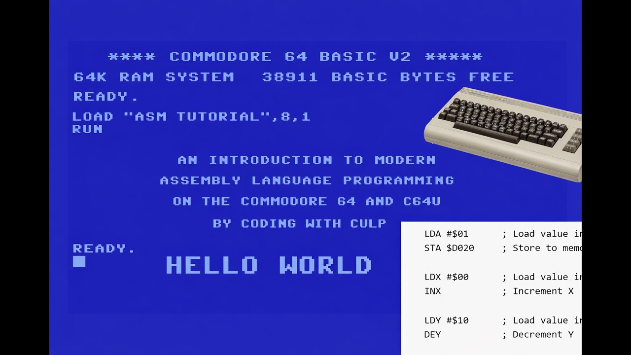 Modern Assembly Language Programming on the C64: Part 1