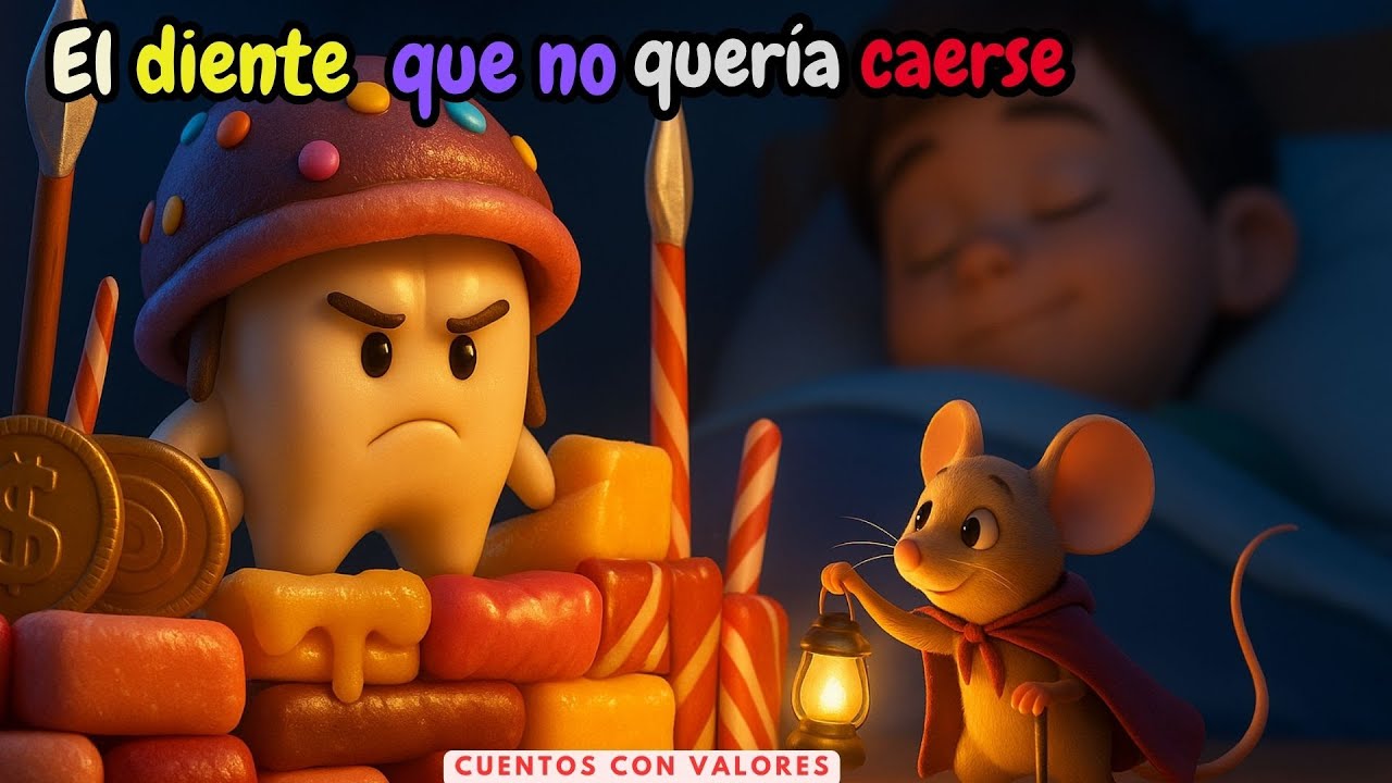 🐭 ¡El Diente que No Quería Caerse! 🍭💤  | Cuentos infantiles | Cuentos para dormir