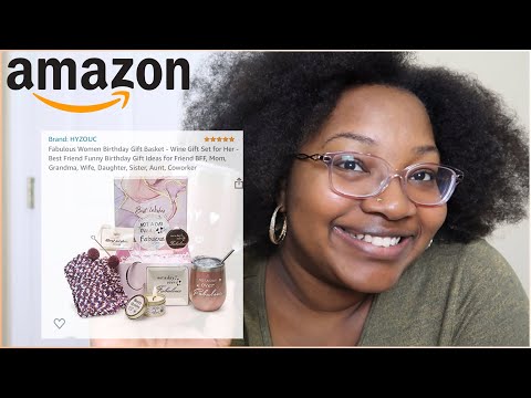 Amazon Gift Set Review & Unboxing ft. HYZOUC | Birthday Gift For Women💕 Under $40 Vlogtober Day 7
