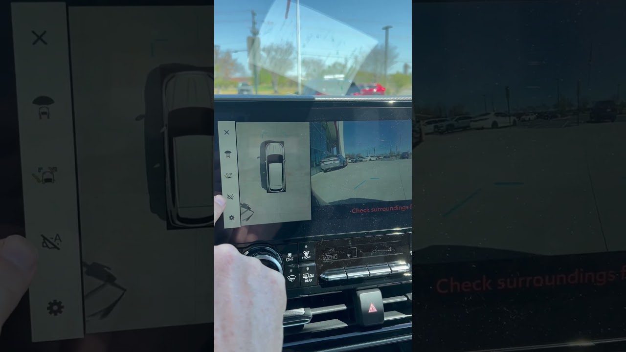 Automatic setting for panoramic view monitor on a new Toyota #toyota