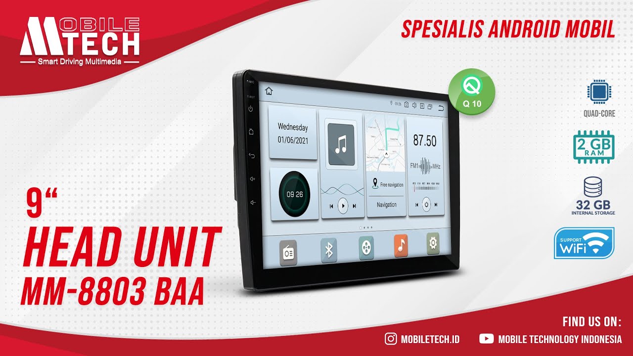 HEADUNIT MM 8803 BAA  9inch