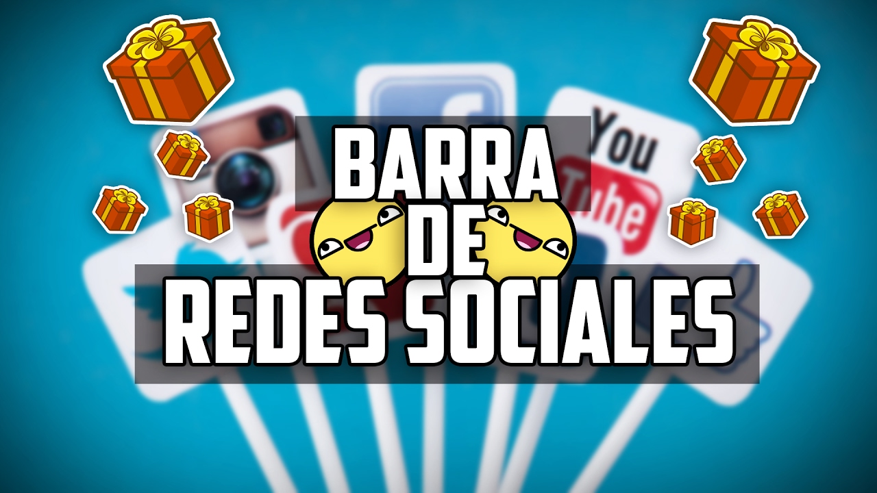 Haz Tu Propia Barra De Redes Sociales ONLINE + MEGA-PACK DE ICONOS | Tutorial