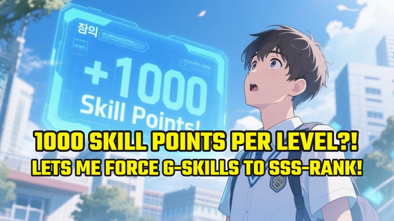 (FULL)BROKEN System: 1000 Skill Points PER LEVEL?! Lets Me Force G-Skills to SSS-Rank!