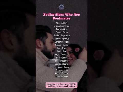Astrological Soulmates: Which Zodiac Signs Are Meant to Be? 💕 #zodiacsigns #astrology #zodiac