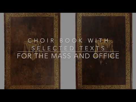 TM 994 Choir Book with Selected Texts for the Mass and Office